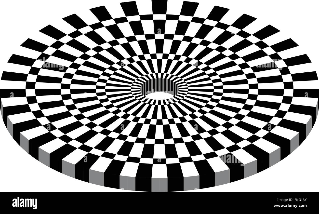 Checkered circle Black and White Stock Photos & Images - Alamy