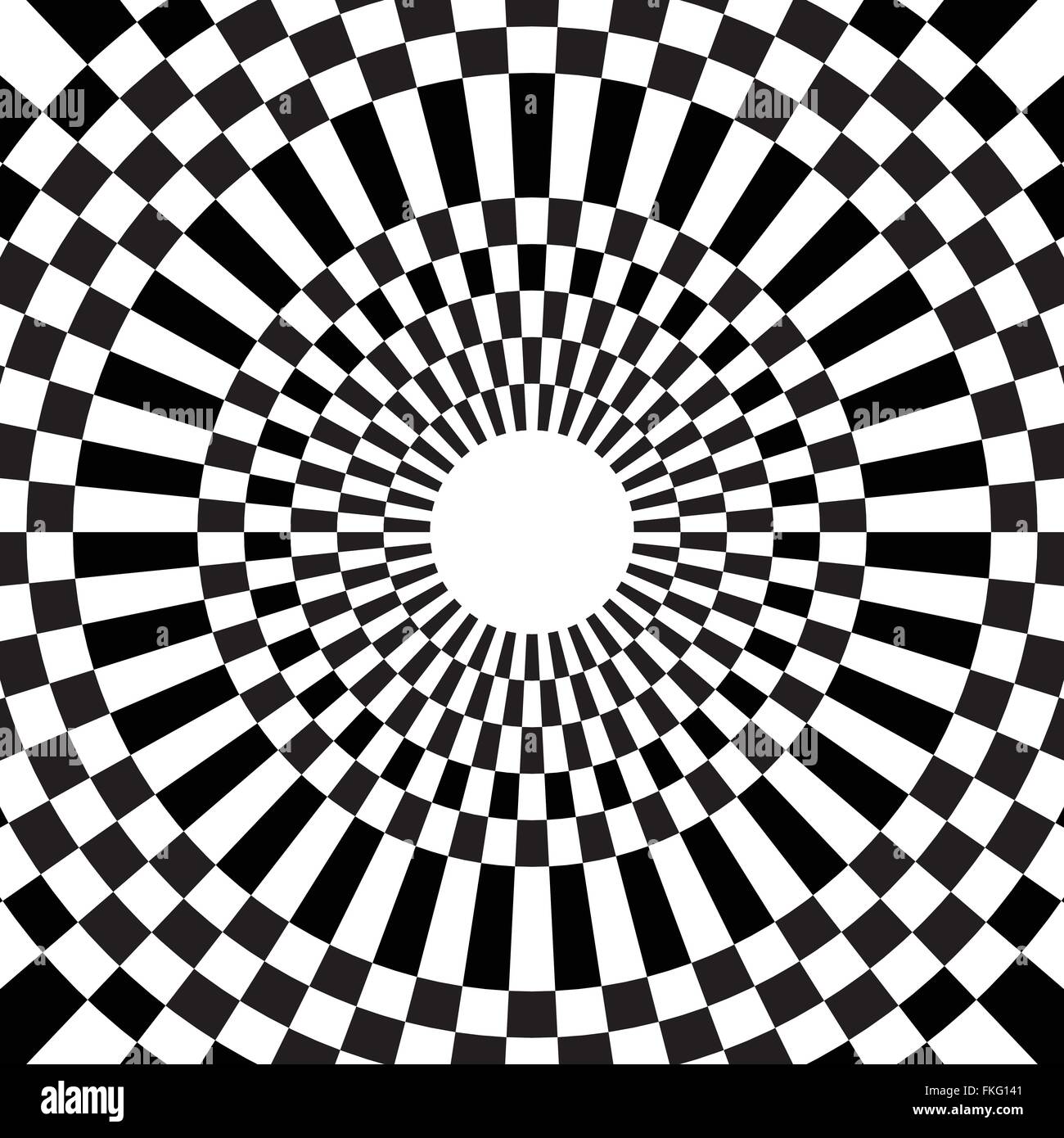 Simple monochrome checkered pattern circle Stock Vector Images - Alamy