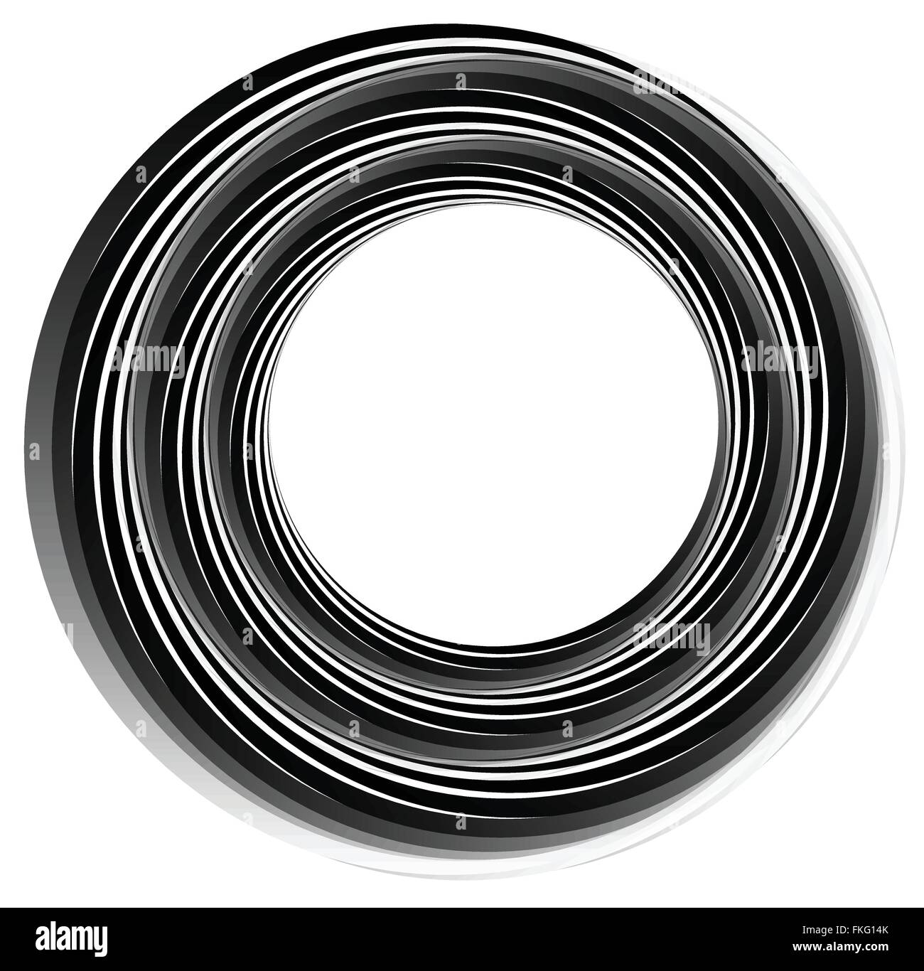 Abstract spirally element. Spinning, vortex graphic. Concentric circles ...