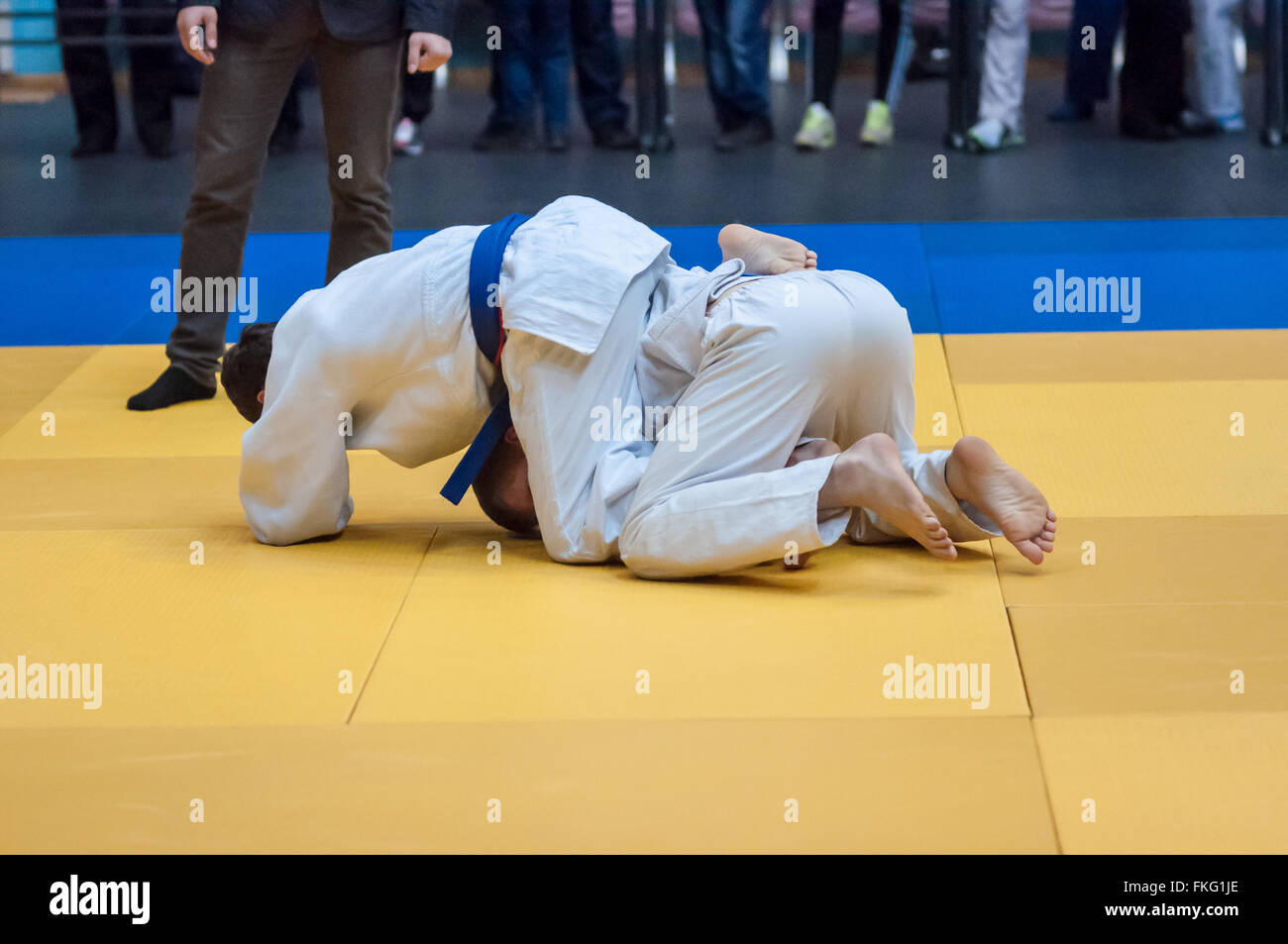 Judoka posture hi-res stock photography and images - Alamy