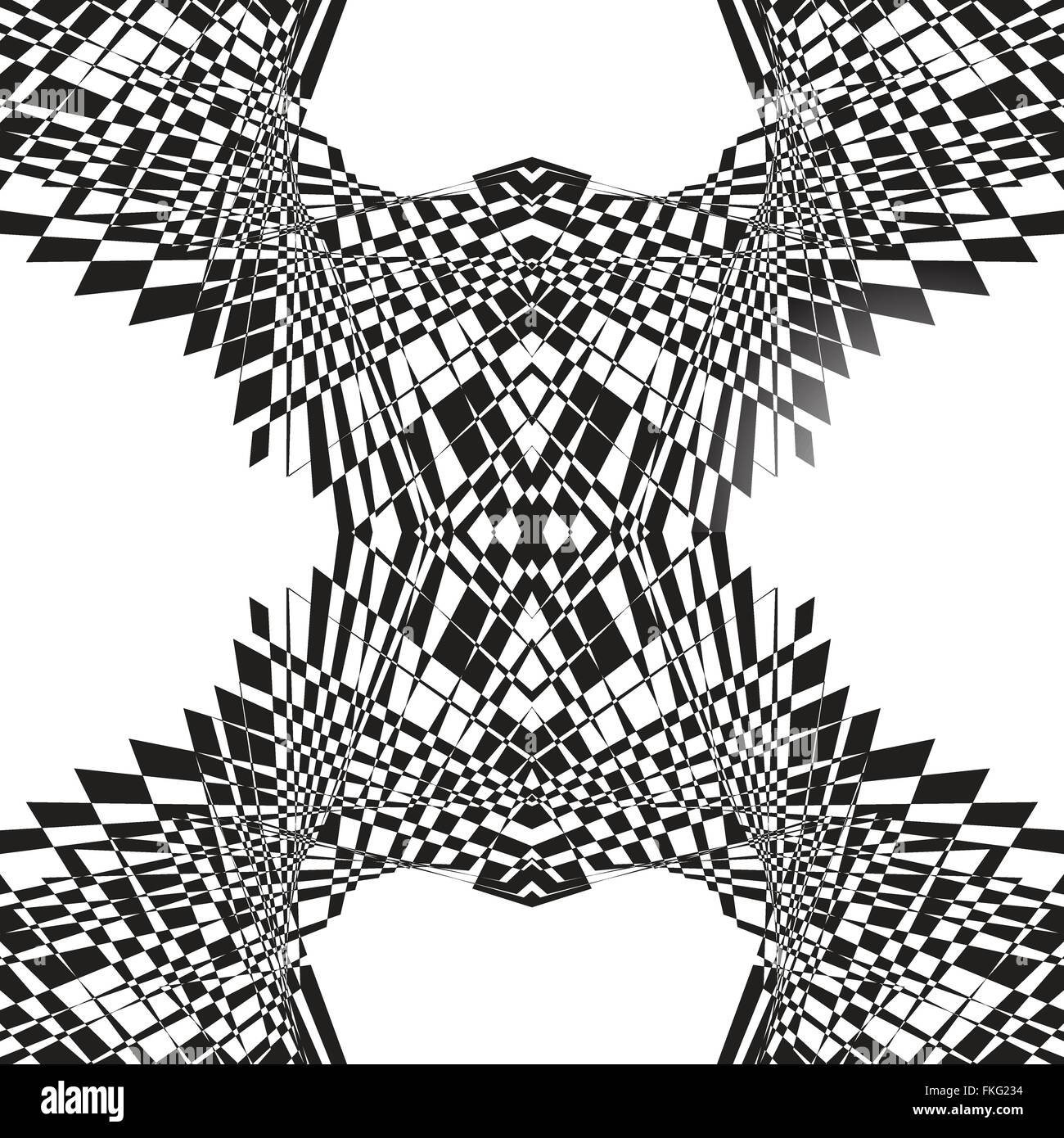 Repeating mirrored pattern Stock Vector Images - Alamy