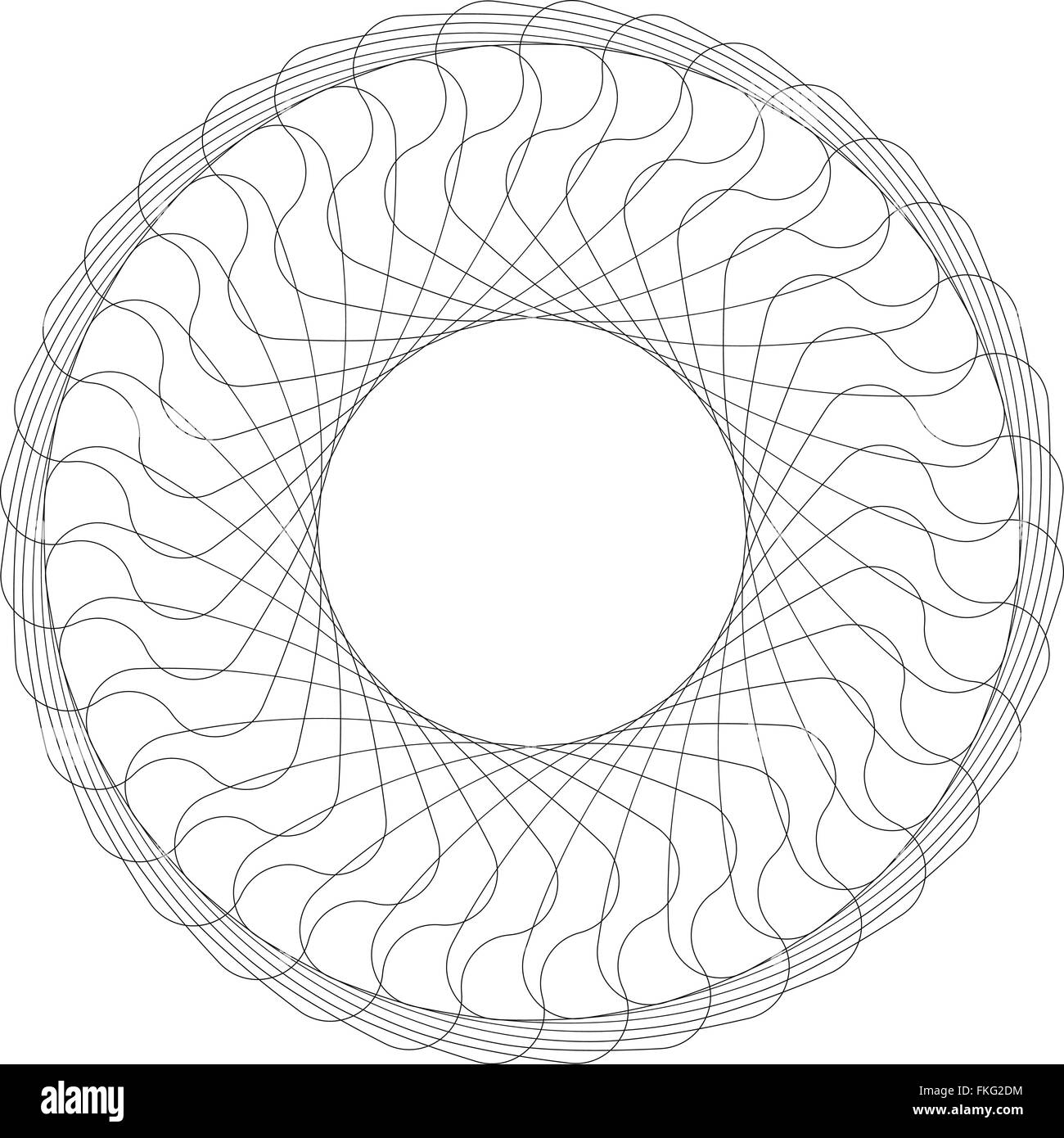 Abstract spiral element, motif isolated on white background Stock ...