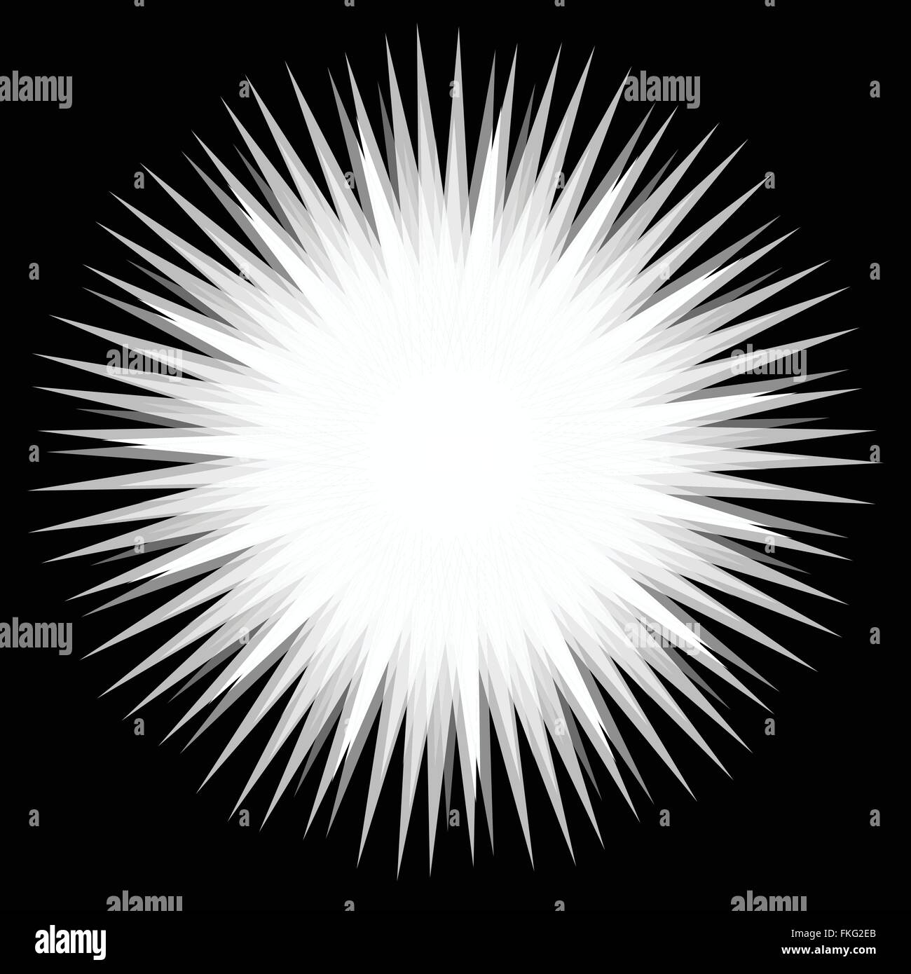 Jagged sharp spikes Stock Vector Images - Alamy