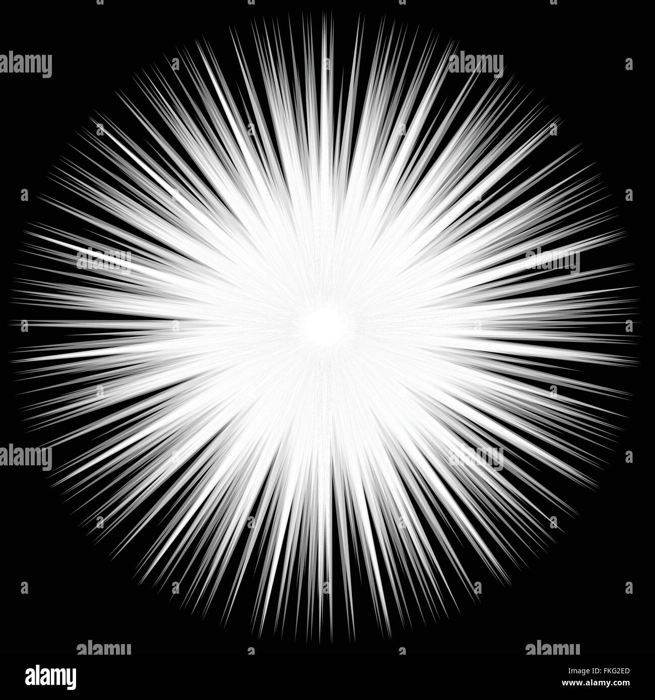 Radiating spikes Stock Vector Images - Alamy