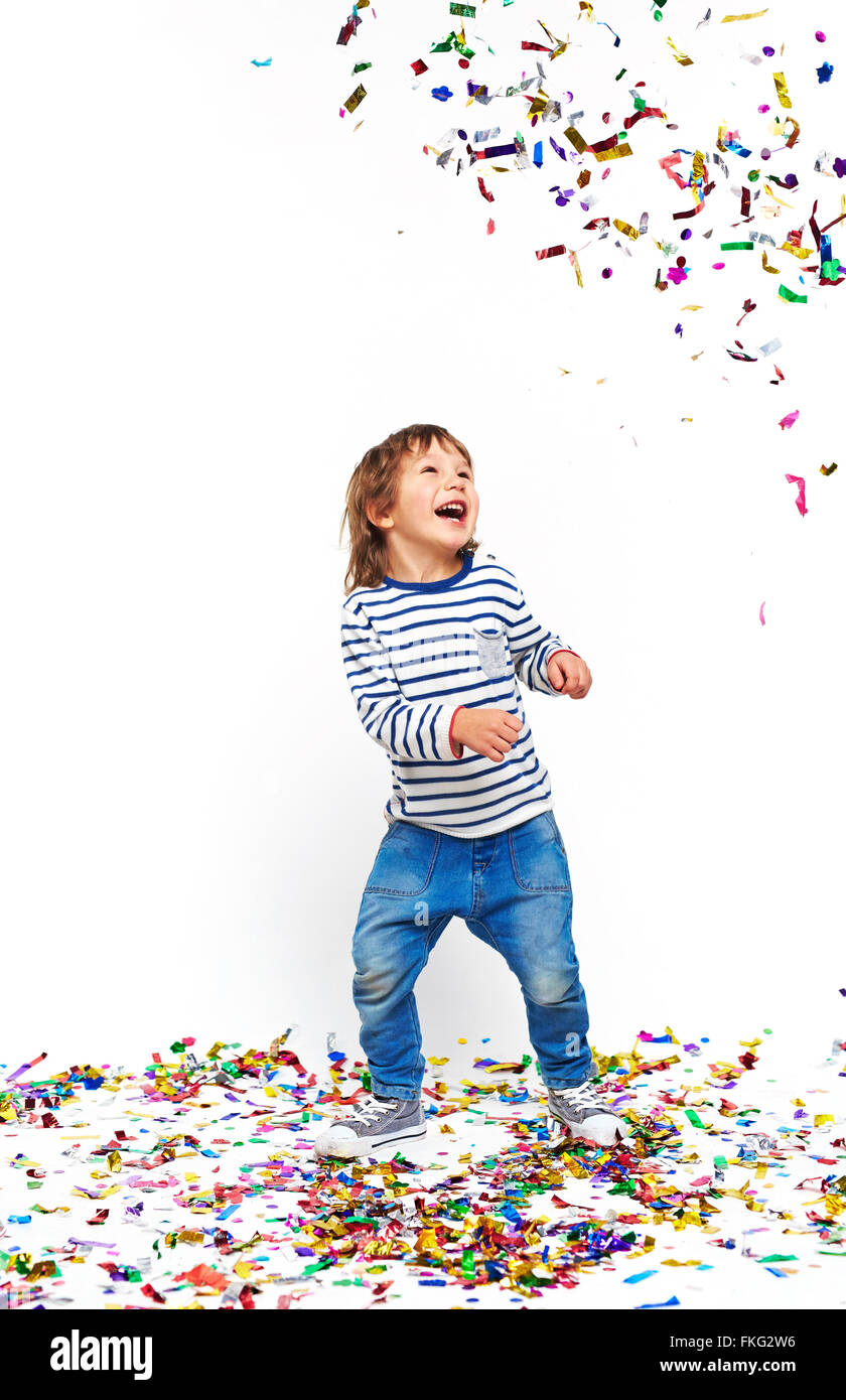 Portrait of little boy having fun Stock Photo - Alamy