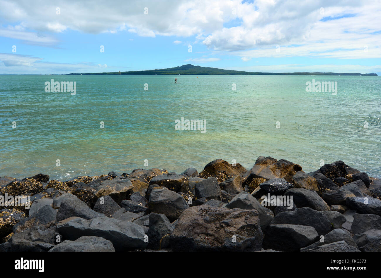 Rangitoto Island Hauraki Gulf Auckland High Resolution Stock ...