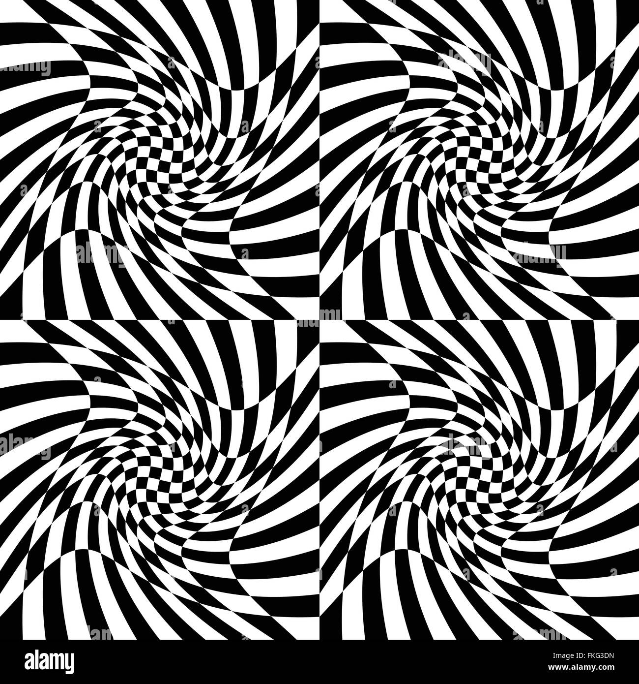 Checkered pattern with distortion effect. Can be seamlessly repeated ...