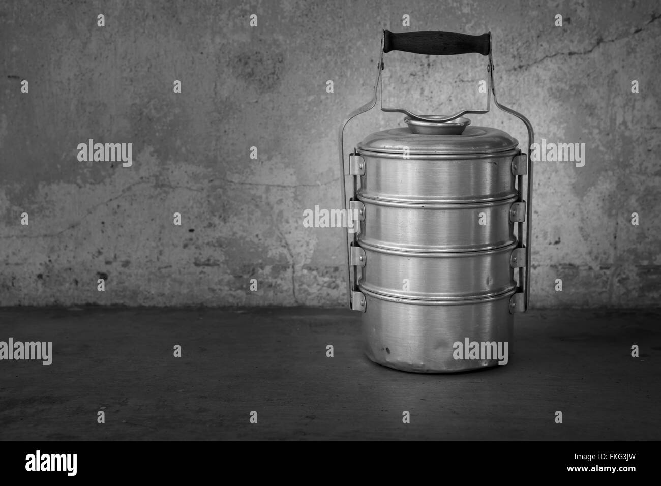 food containers at asian kitchen, still life Stock Photo - Alamy