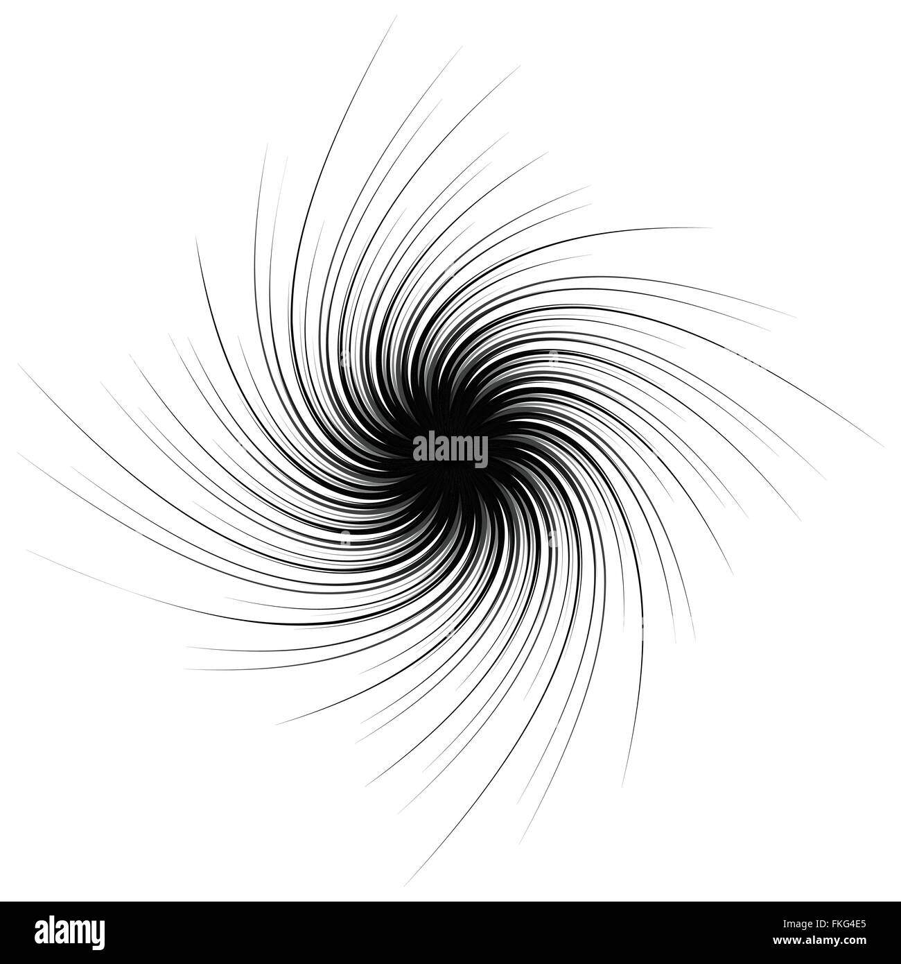 Abstract spiky shape with rotating distortion effect Stock Vector Image ...