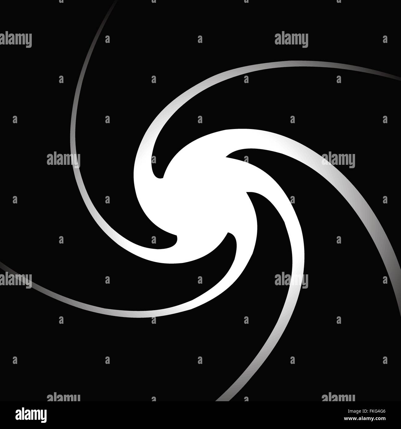 Abstract monochrome background with spirally, vortex shape Stock Vector ...
