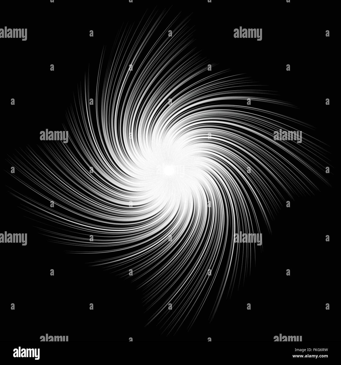 Abstract spiky shape with rotating distortion effect Stock Vector Image ...