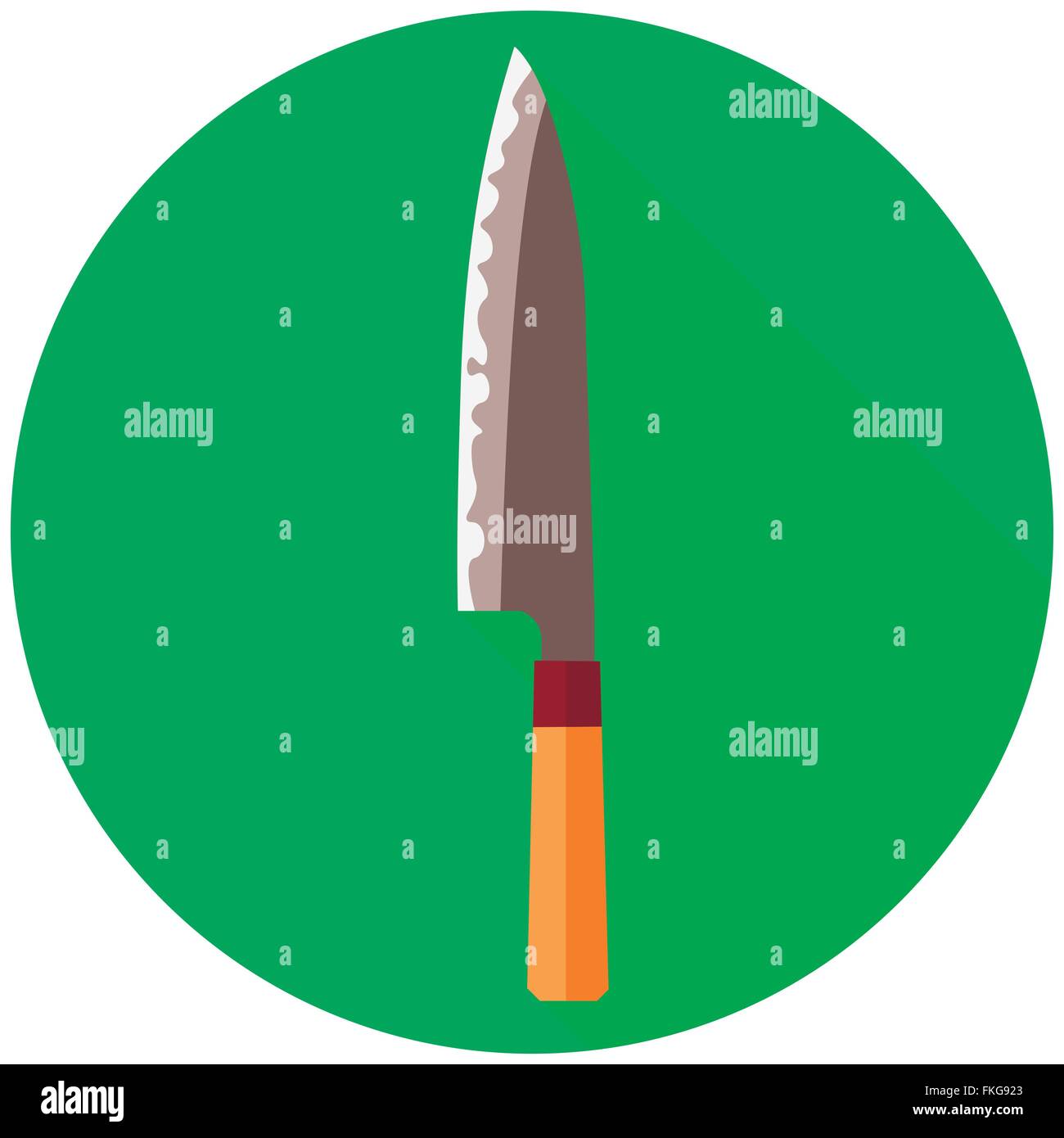 Vector flat chef knife Stock Vector Image & Art - Alamy