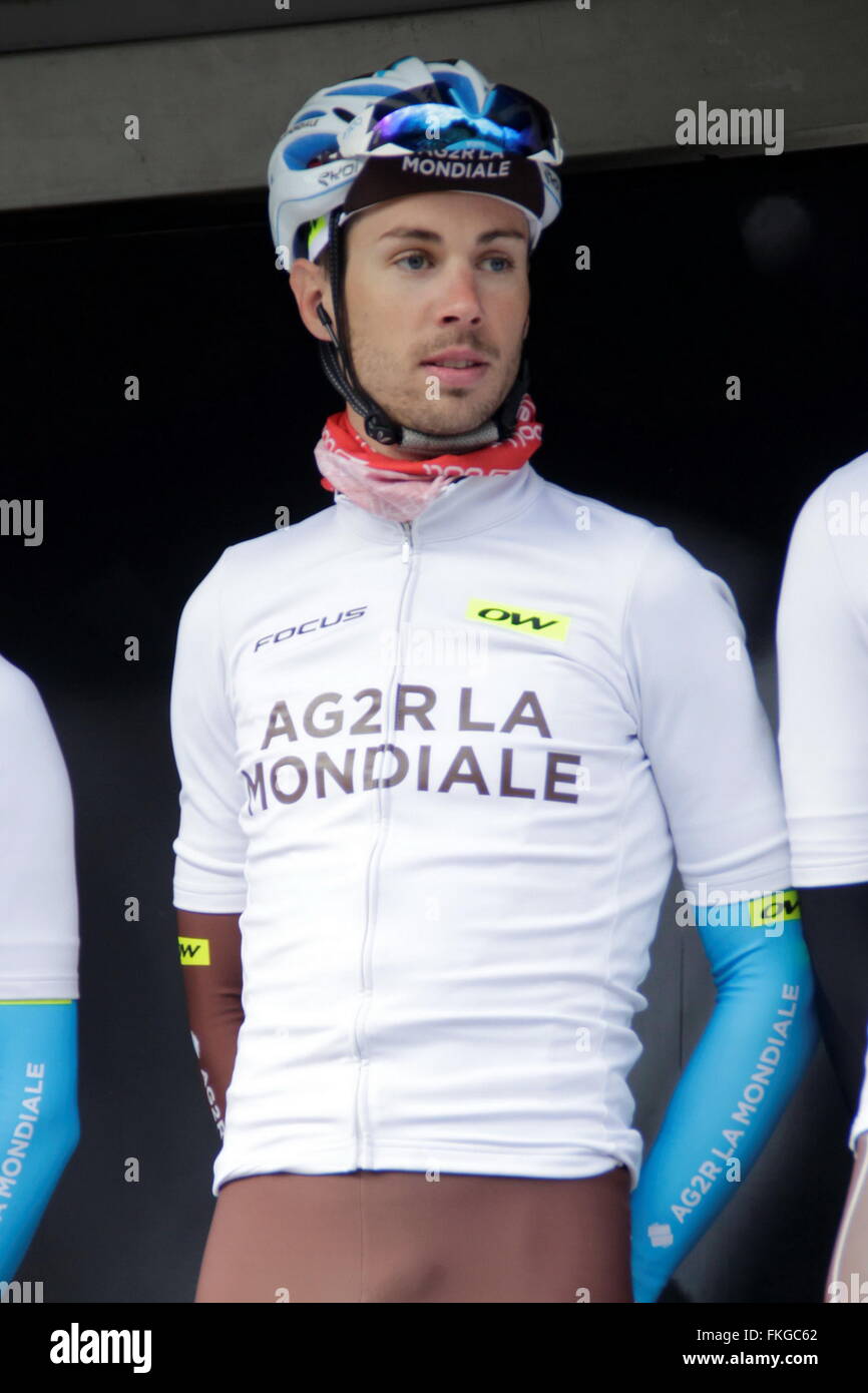 Mikael Cherel out to the podium at the first stage of Paris - Nice ...