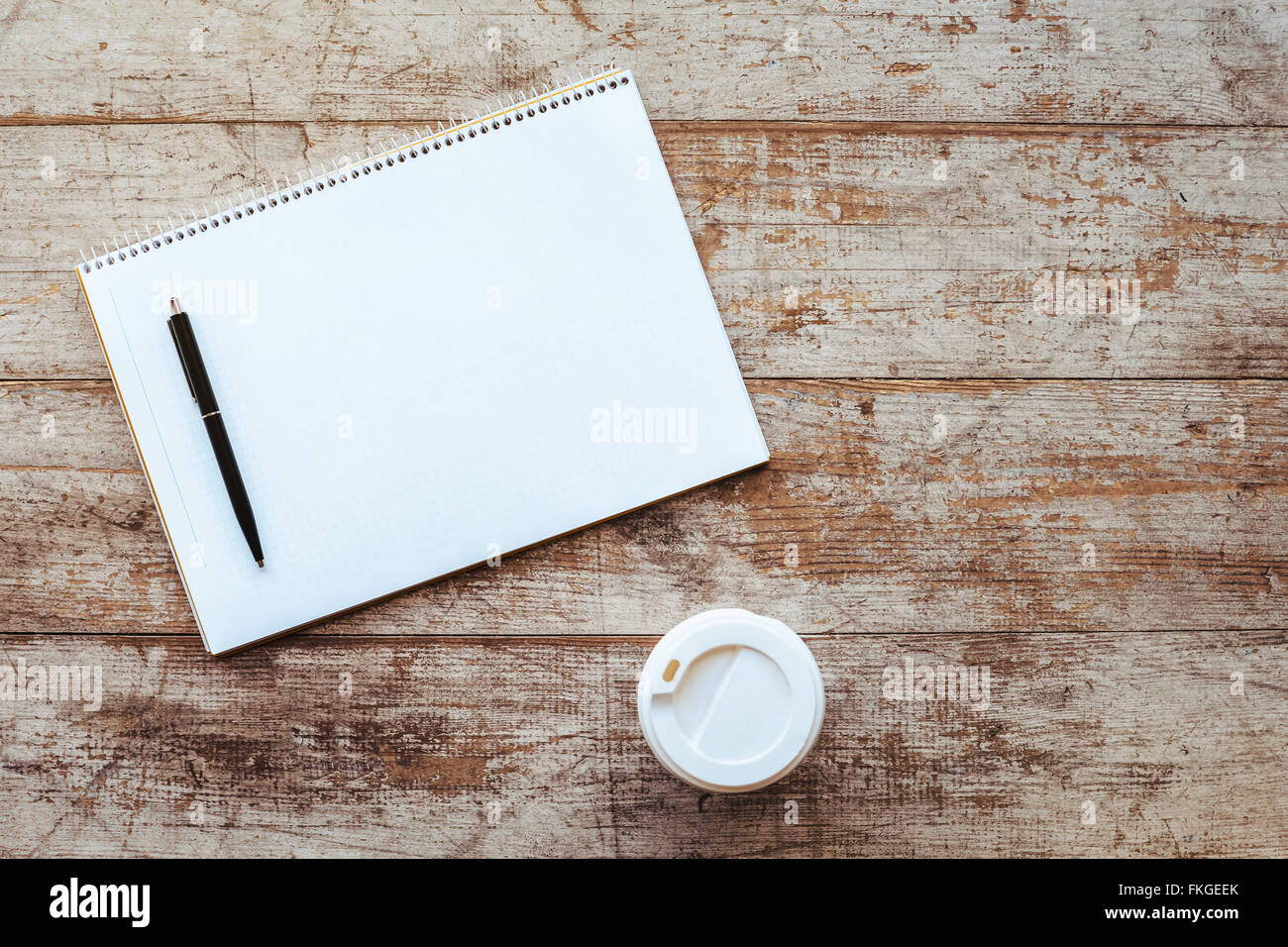 Top view photo of business objects Stock Photo - Alamy