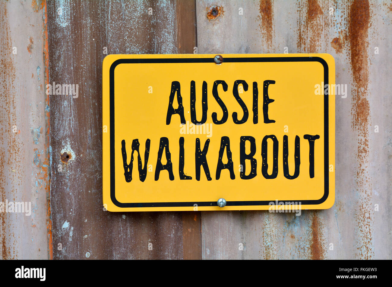 Aussie Sign High Resolution Stock Photography and Images - Alamy