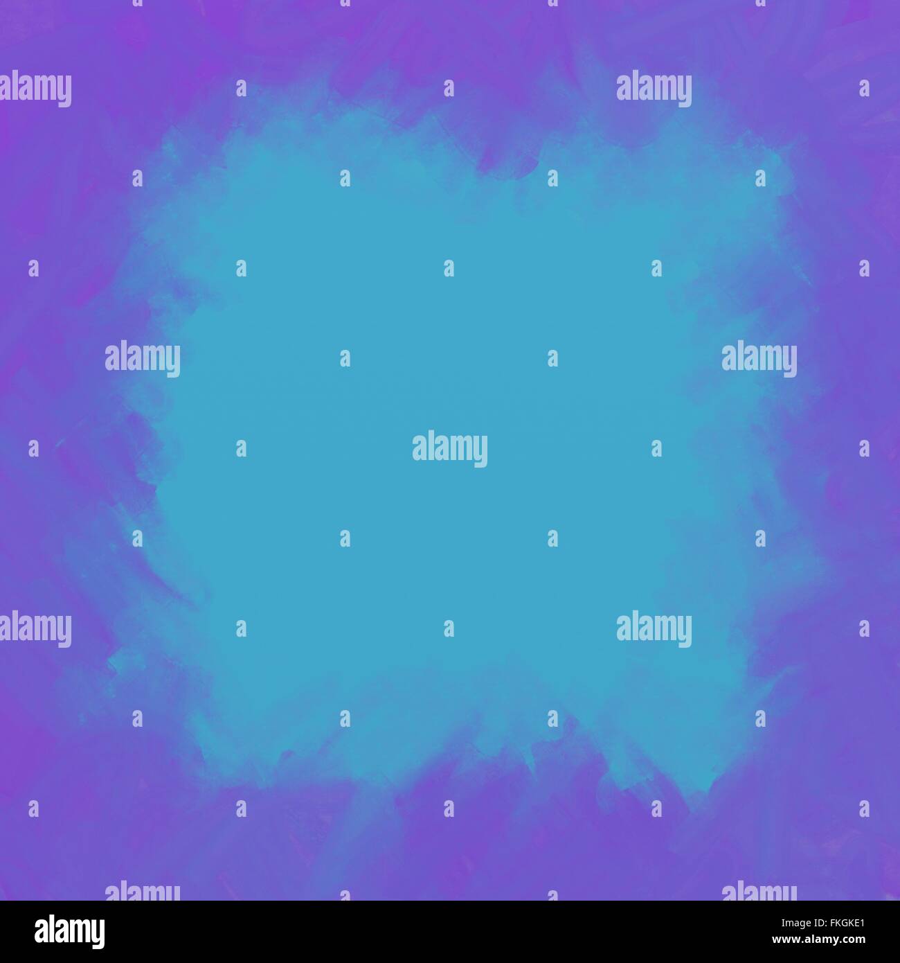 Violet and Azure ink hand-drawn colorful square frame Stock Photo - Alamy