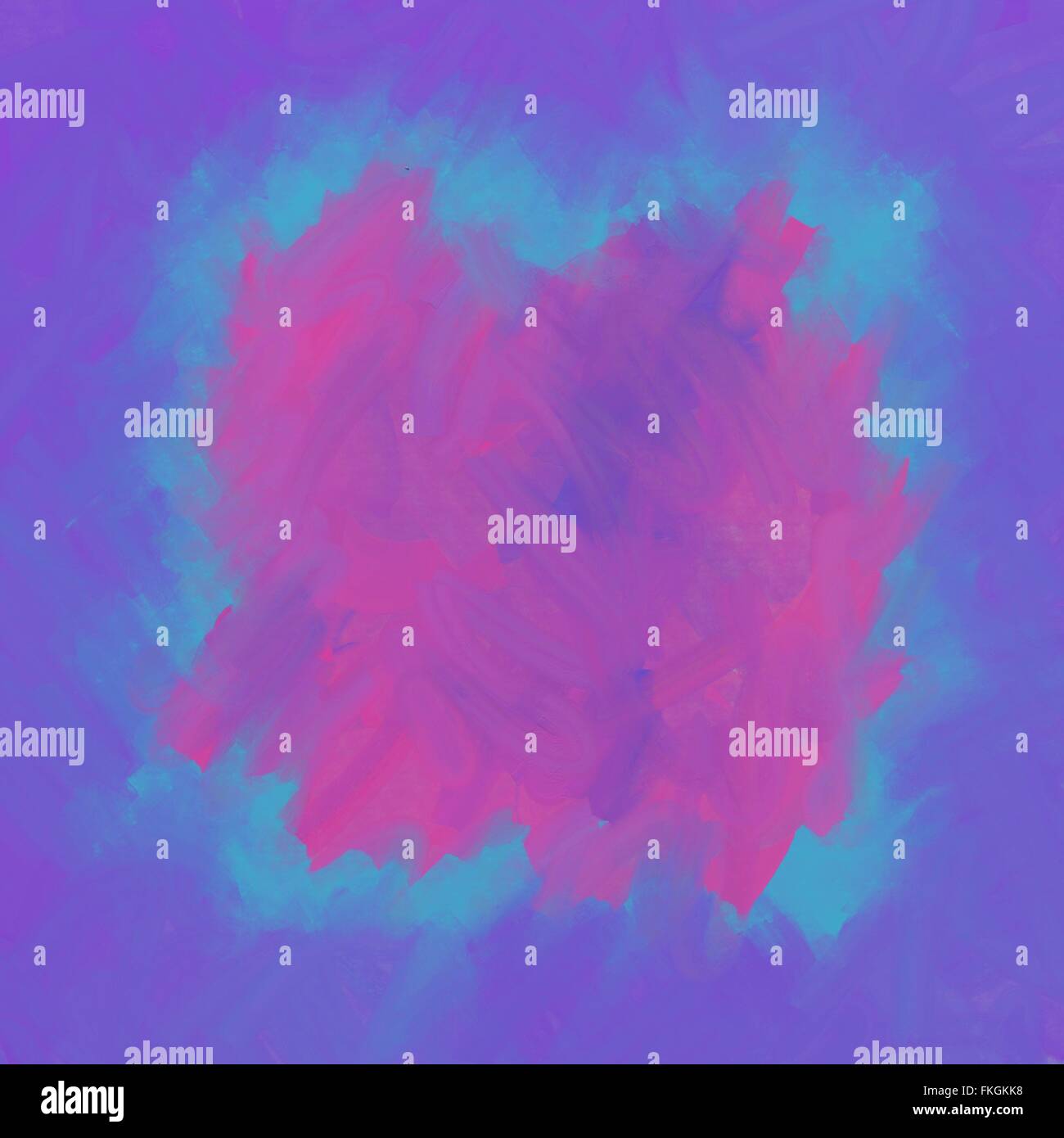 Azure violet and pink color ink hand-drawn colorful square frame Stock ...