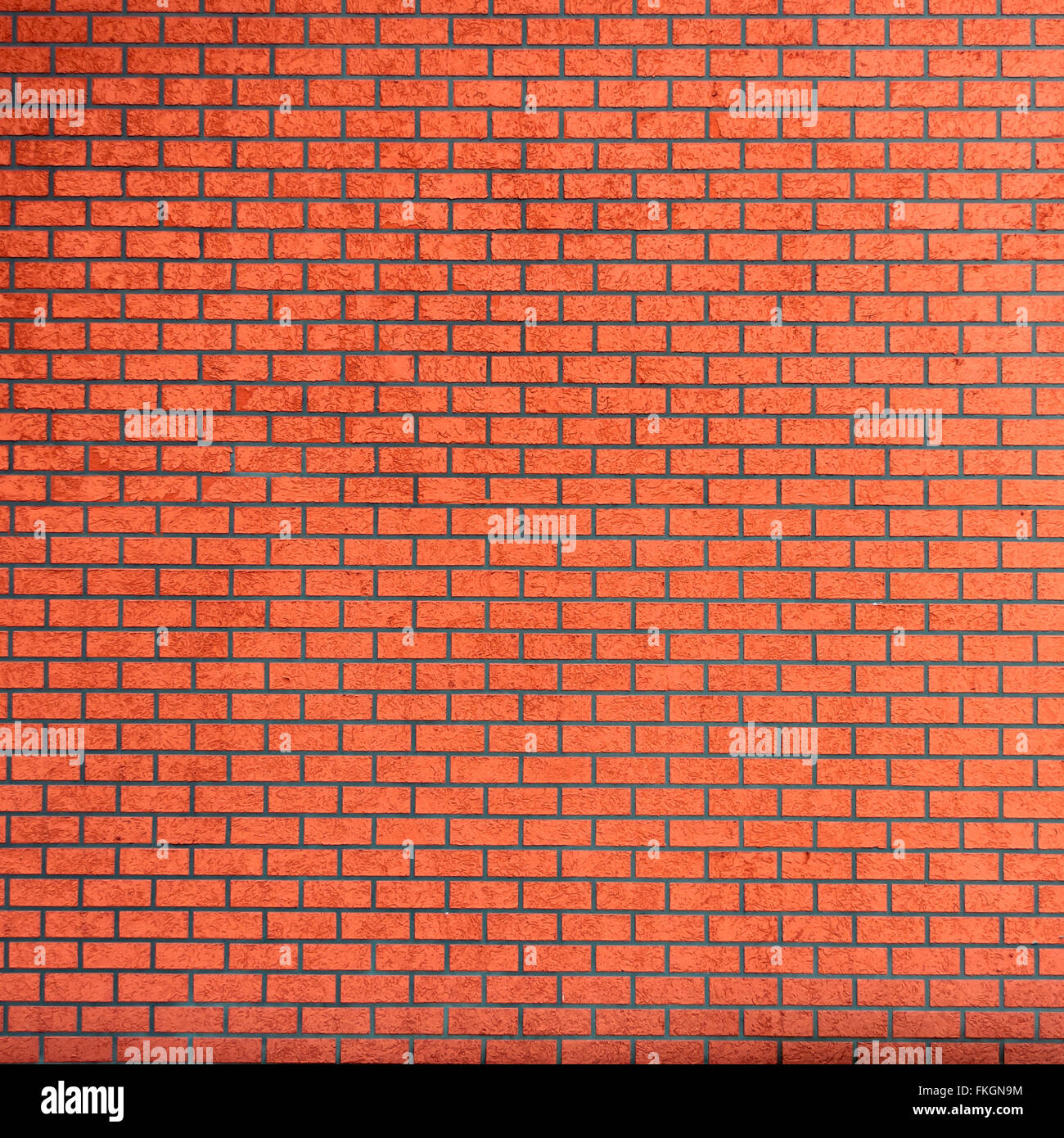 Clean red brick wall texture Stock Photo - Alamy