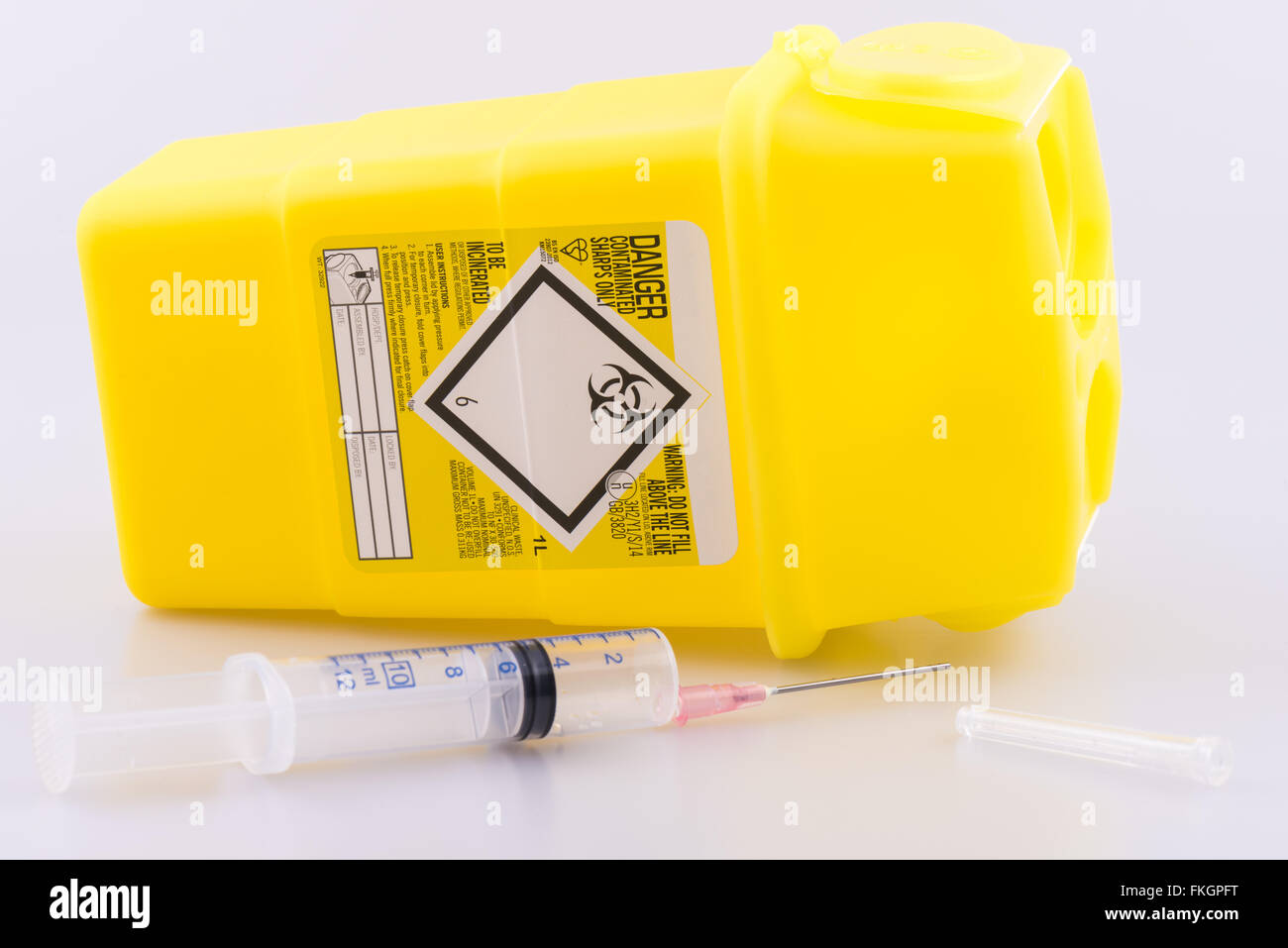 Hyperdermic waste hi-res stock photography and images - Alamy