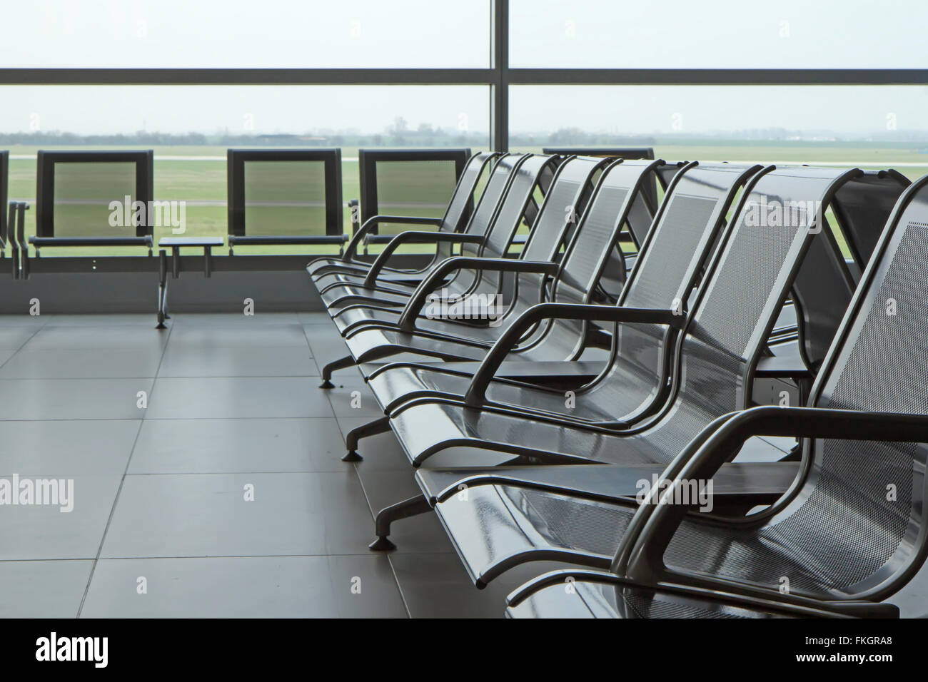 View of an empty gate at the airport. Horizontally Stock Photo - Alamy
