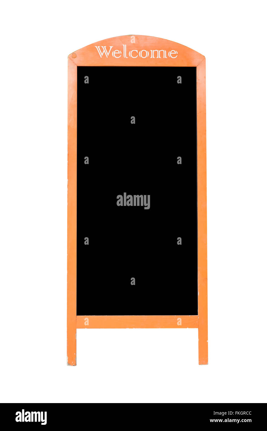 Blank billboard on shop Cut Out Stock Images & Pictures - Alamy