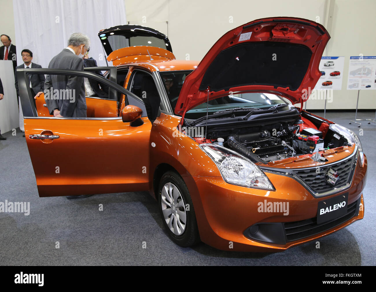 Tokyo, Japan. 9th Mar, 2016. Japanese automaker Suzuki Motor introduces ...