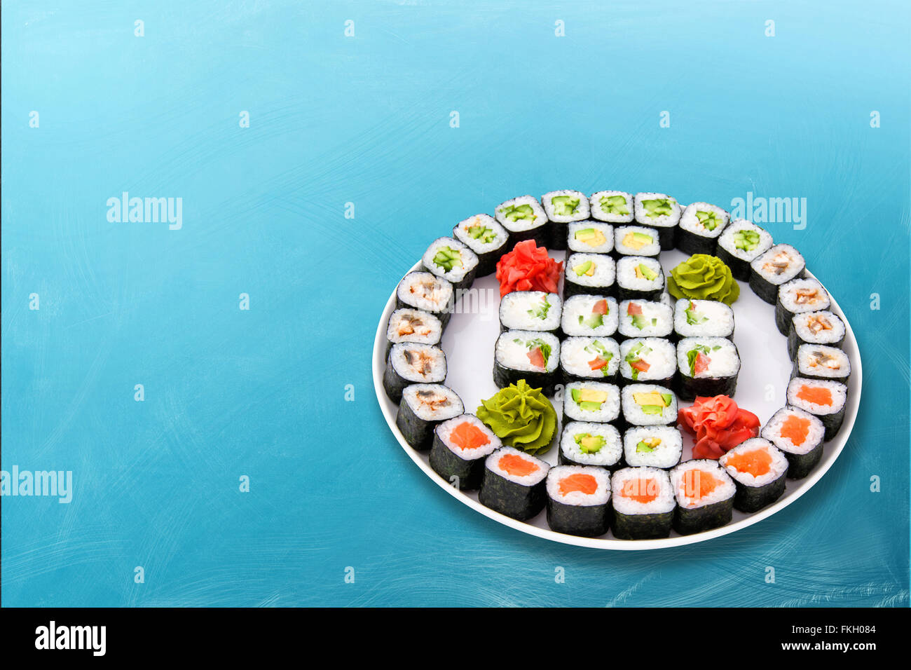 Sushi roll Big set Stock Photo - Alamy