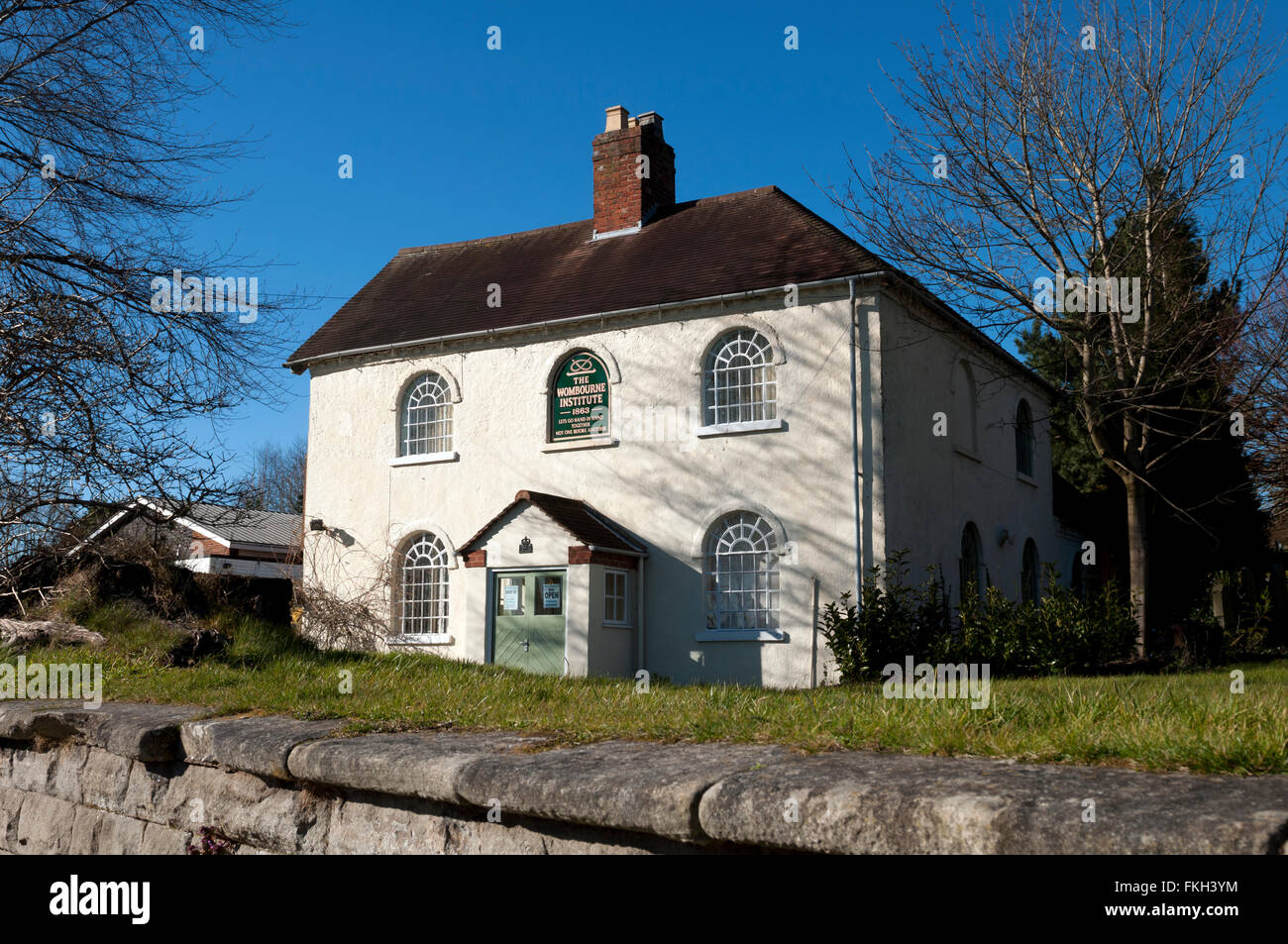 The Wombourne Institute building, Wombourne, Staffordshire, England, UK ...