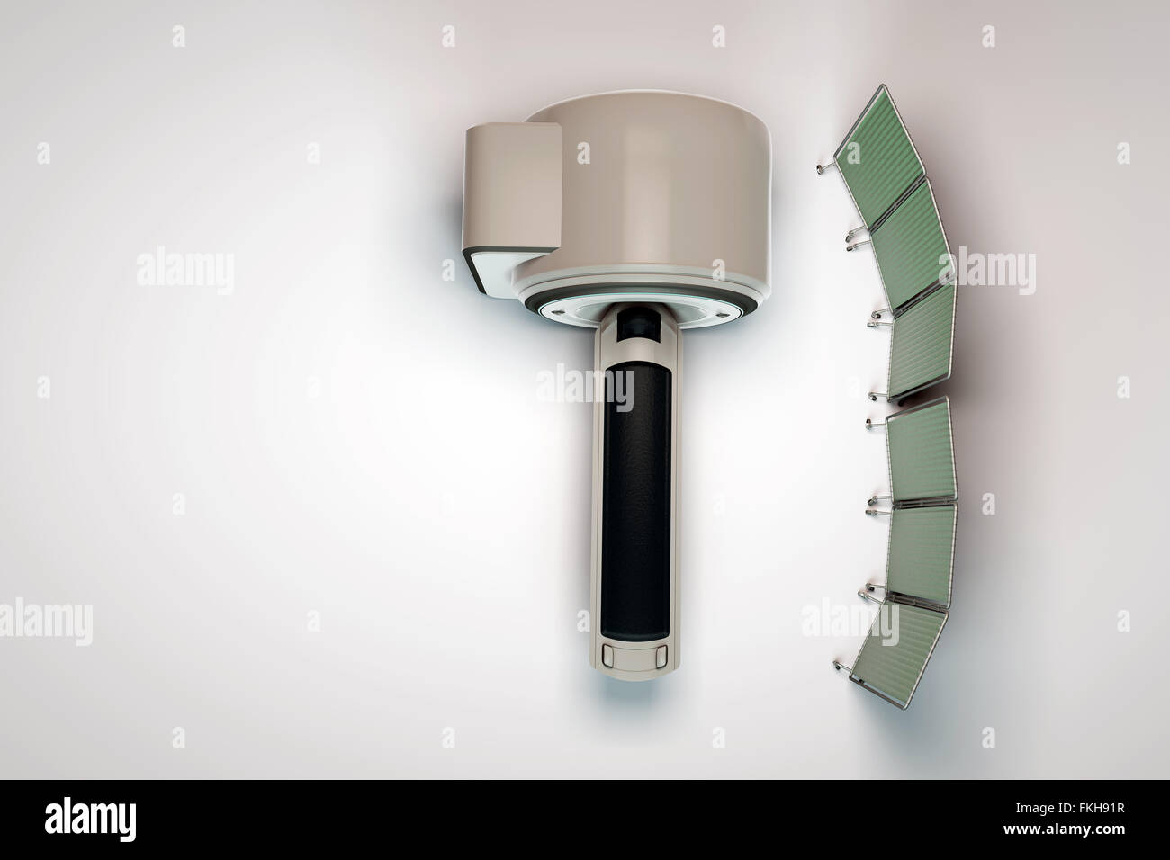 mri scanner isolated on white background Stock Photo - Alamy