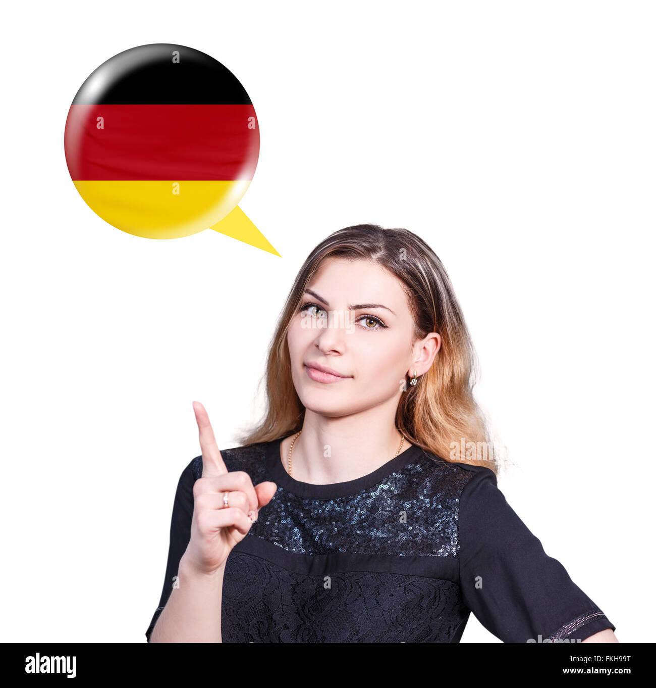 German speech bubble hi-res stock photography and images - Alamy