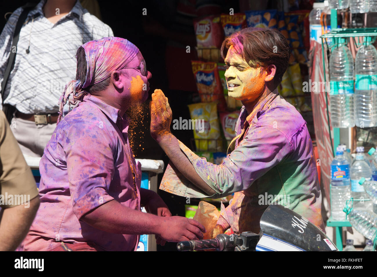Holi,coloured powder throwing festival,Jaipur,Rajasthan,India,South ...