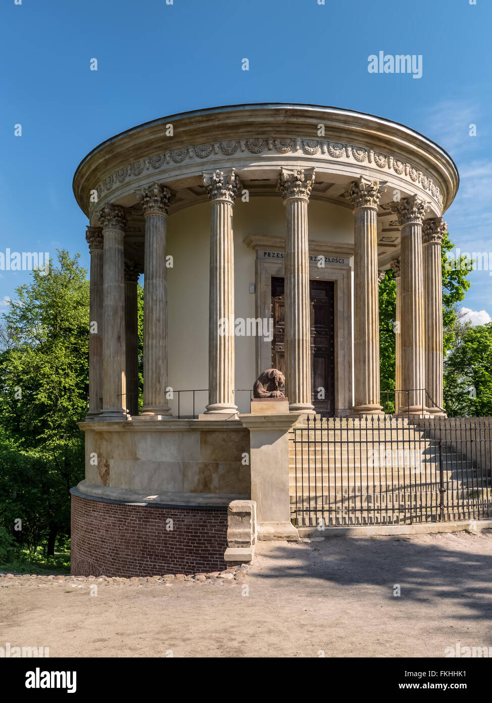 The Temple of the Sibyl at Pulawy, also known as the "Temple of Memory ...