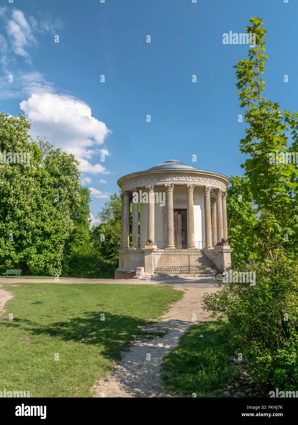 The Temple of the Sibyl at Pulawy, also known as the "Temple of Memory ...