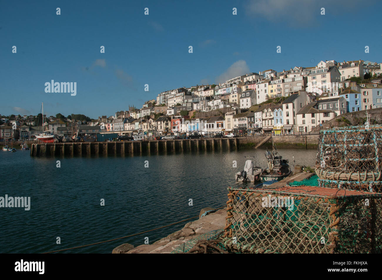 Trawlers nets fishing harbour hi-res stock photography and images - Alamy