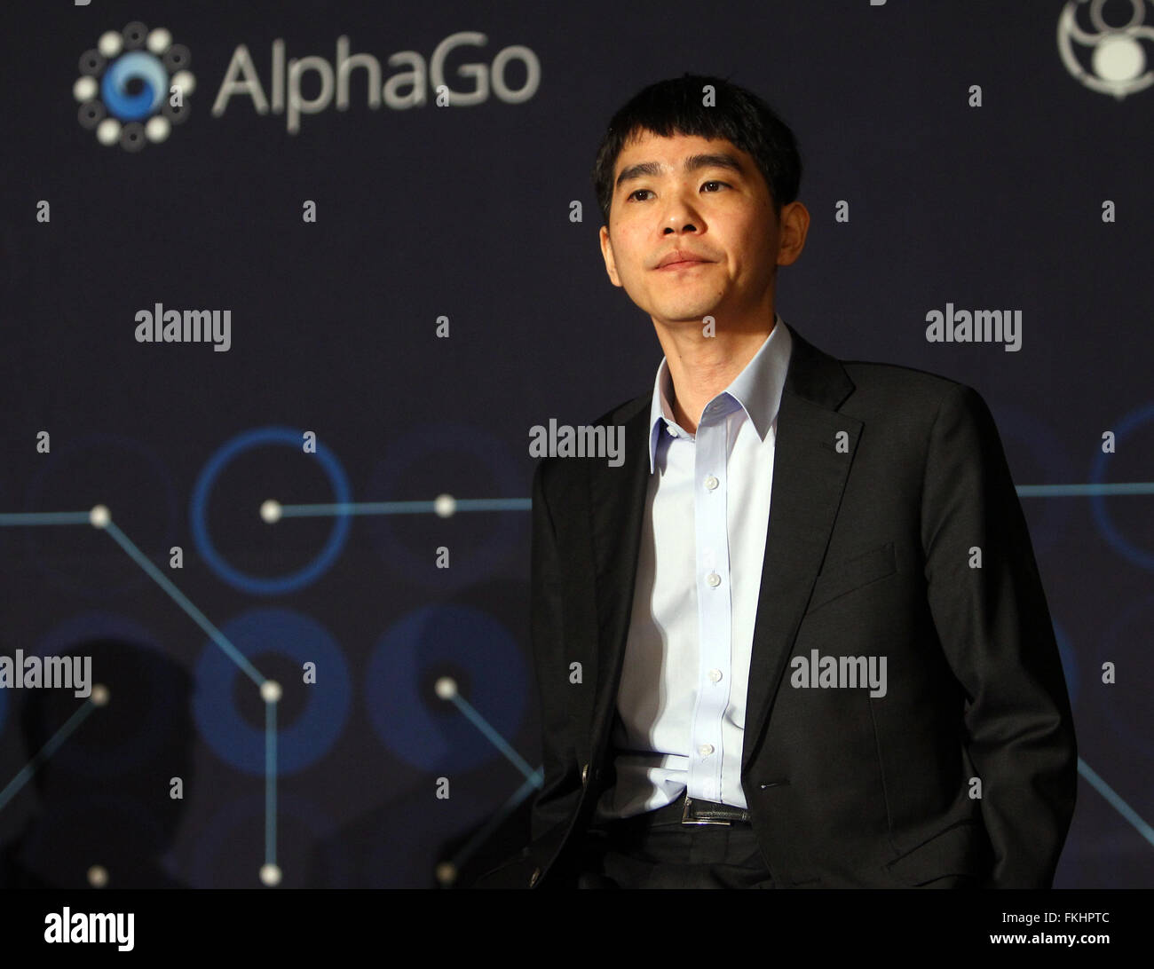 Seoul, South Korea. 9th Mar, 2016. South Korean professional Go player ...