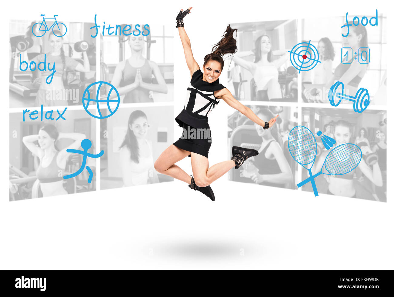 Human activity icons hi-res stock photography and images - Alamy