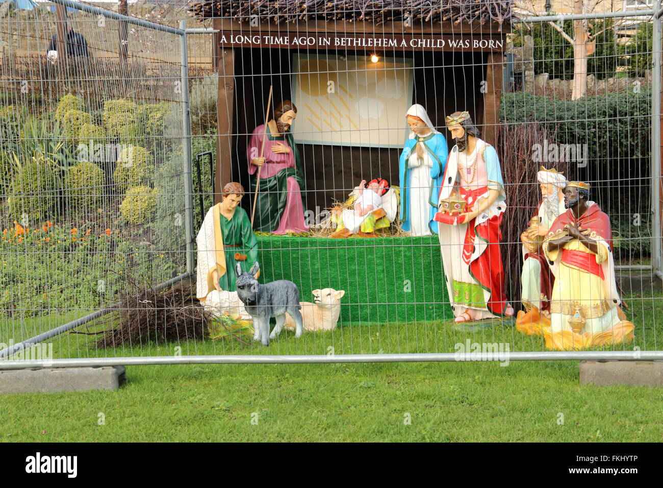 Nativity display hi-res stock photography and images - Alamy