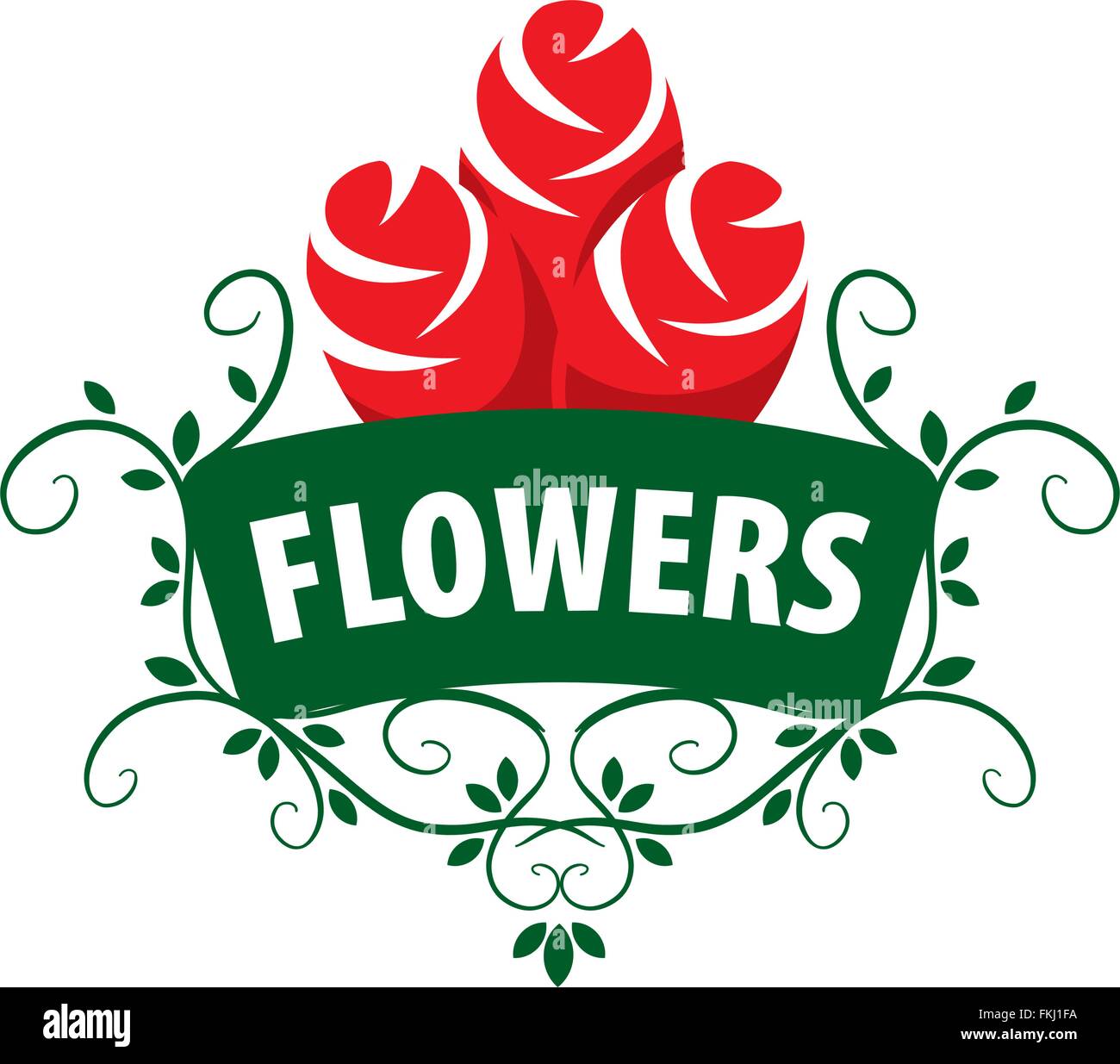 flower vector logo Stock Vector Image & Art - Alamy