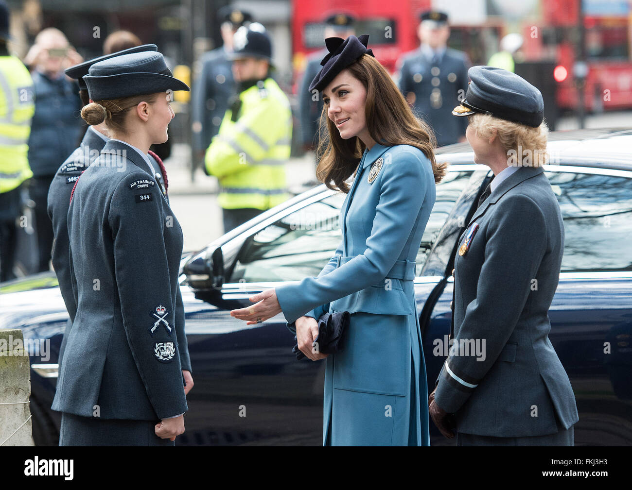 75th anniversary of the RAF Cadets service at the RAF St. Clement Danes ...