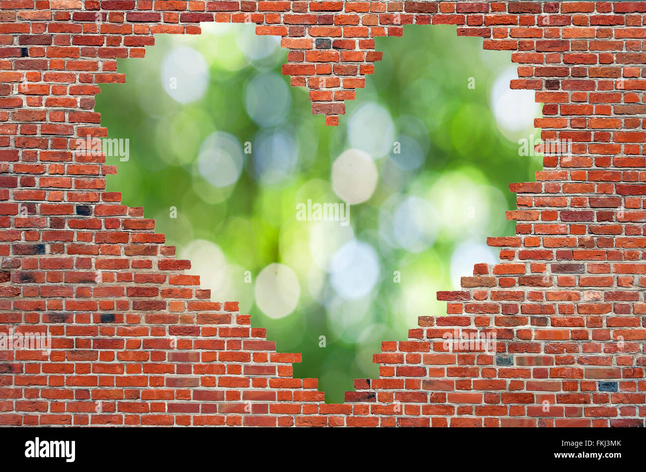 Brick wall hole hi-res stock photography and images - Alamy
