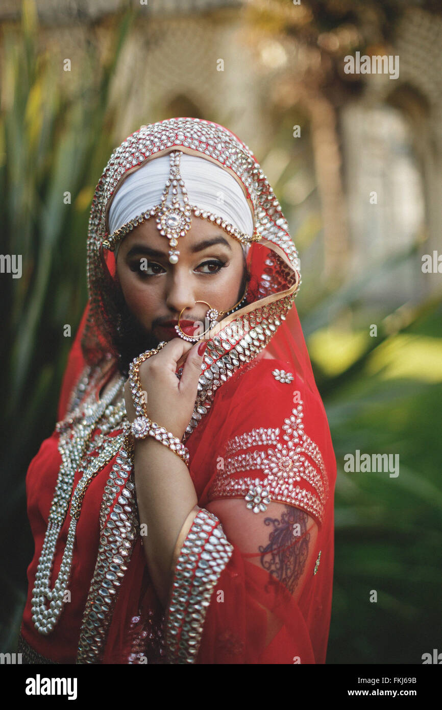 Harnaam Kaur, the Bearded Dame body positive activist Stock Photo - Alamy