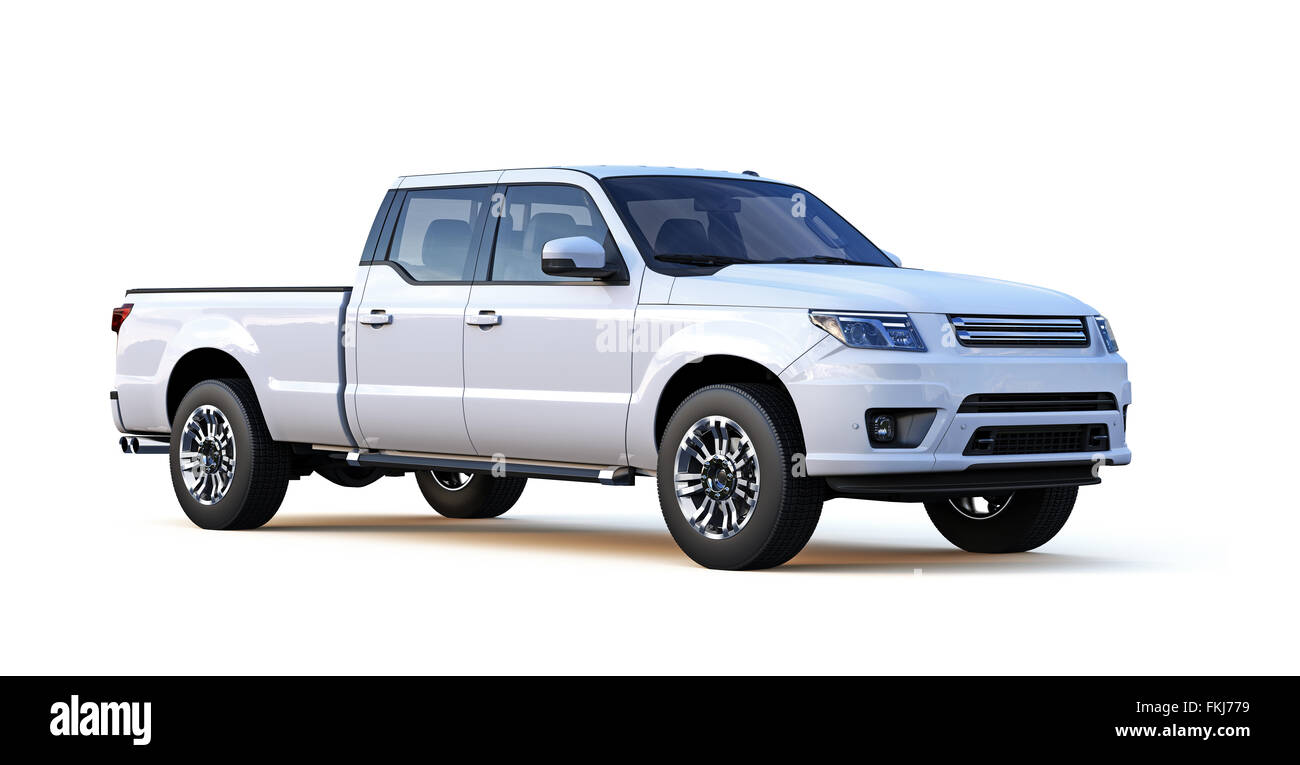 White pickup hi-res stock photography and images - Alamy
