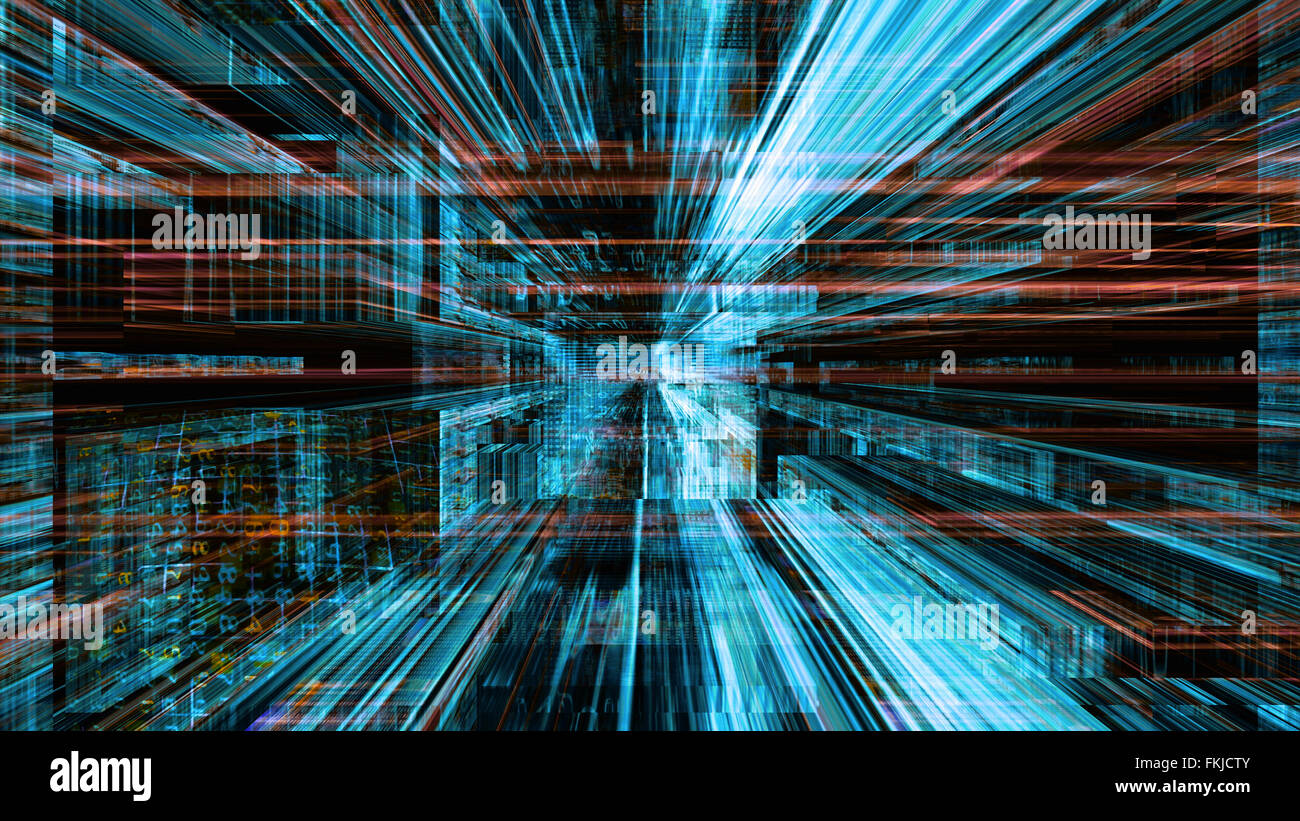 Futuristic Digital Light Technology 10797 Stock Photo - Alamy