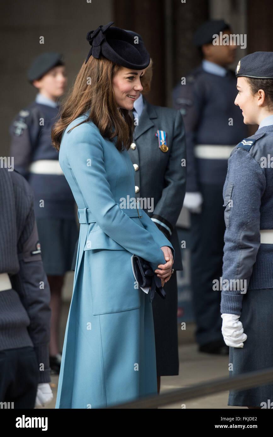 75th anniversary of the RAF Cadets service at the RAF St. Clement Danes ...