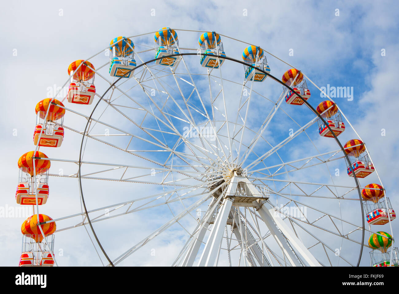 The famous big wheel fairground attraction Grampian Eye at Codonas ...