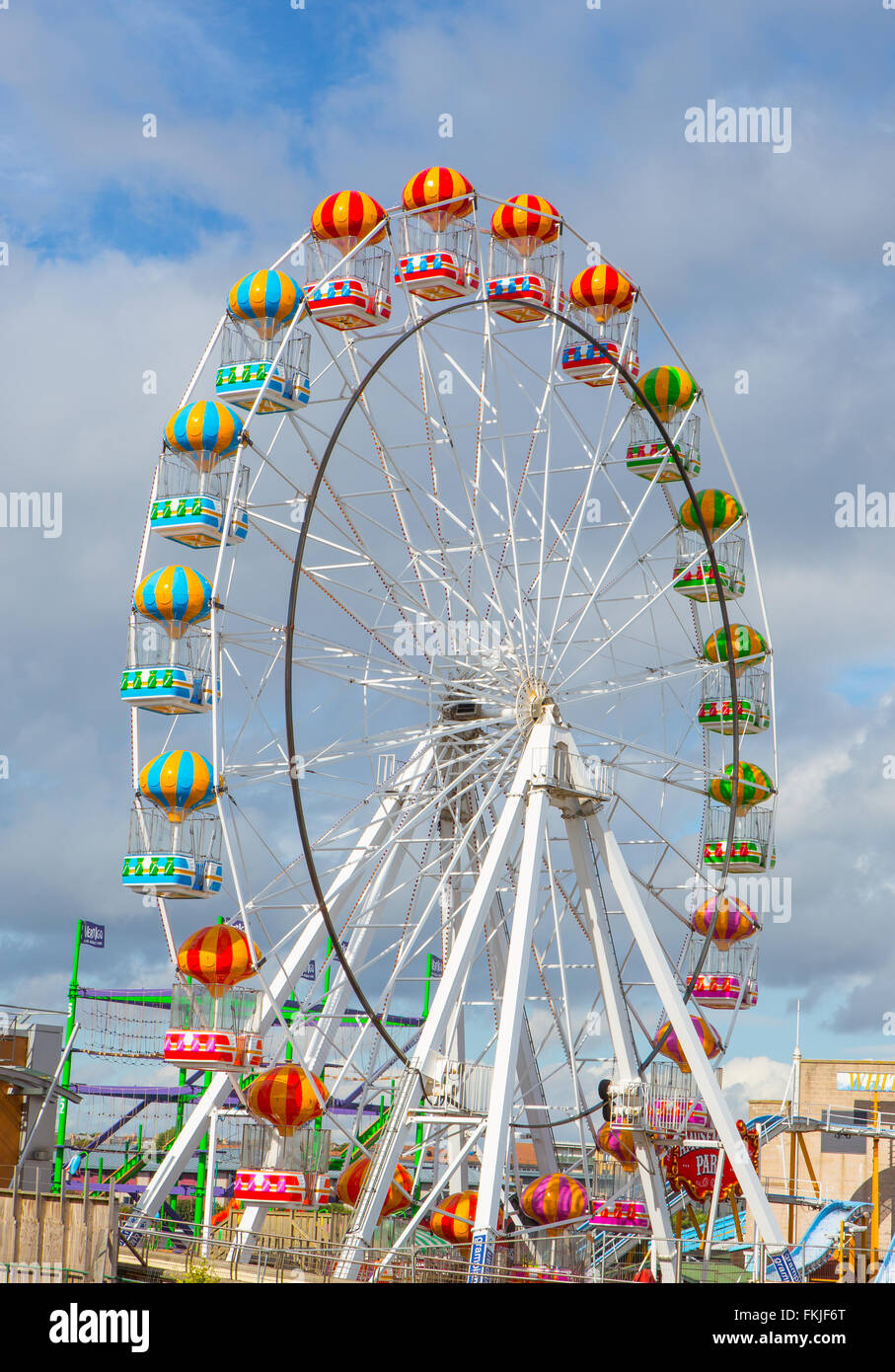 The famous big wheel fairground attraction Grampian Eye at Codonas ...