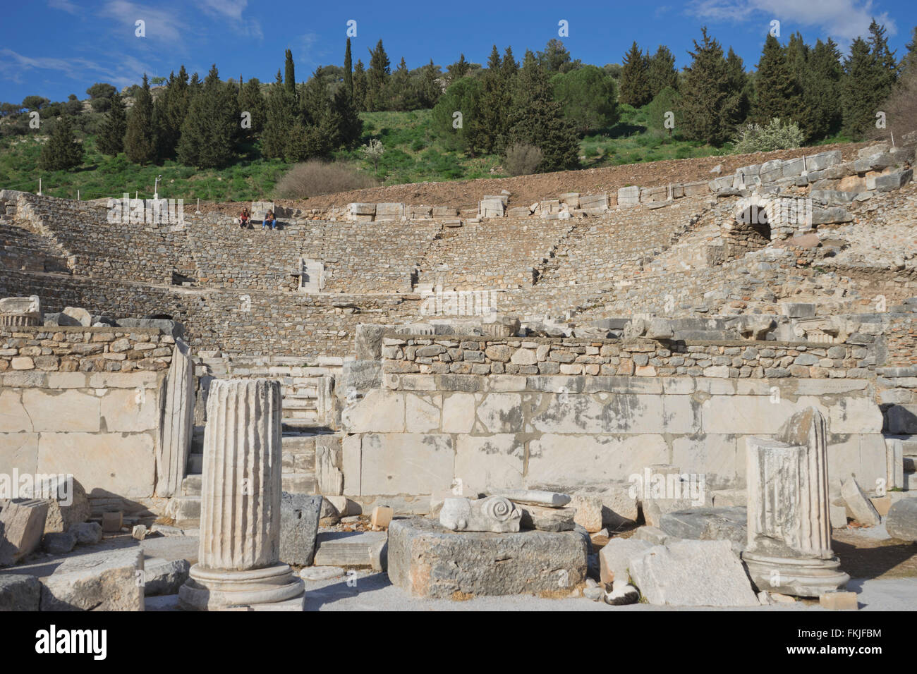 The ancient Greek and Roman periods city of Ephesus in Turkey Stock ...