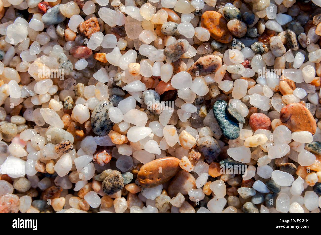 Natural rounded gravel sea shore Stock Photo - Alamy