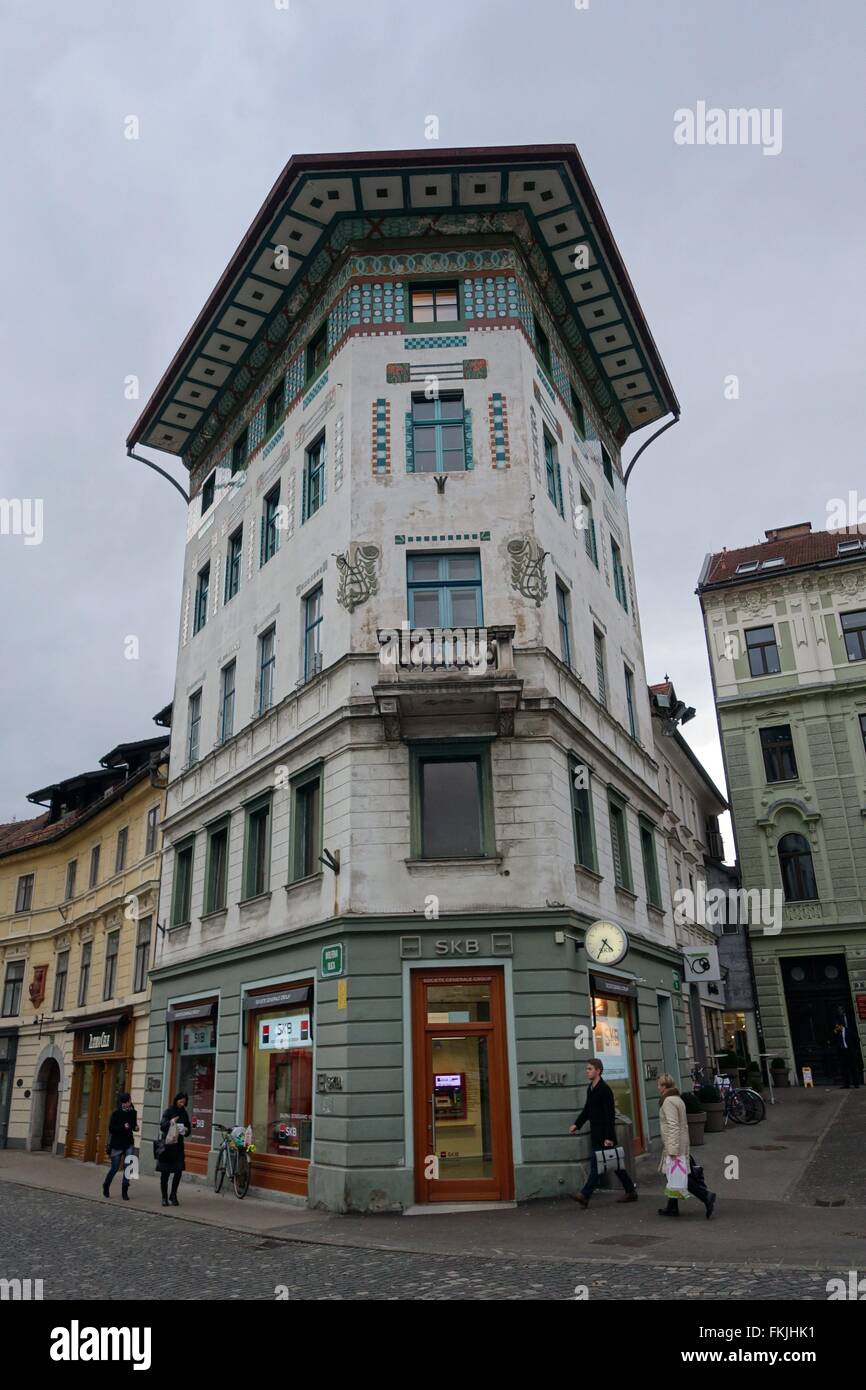 Ljubljana - Preseren Square (Prešernov trg Stock Photo - Alamy