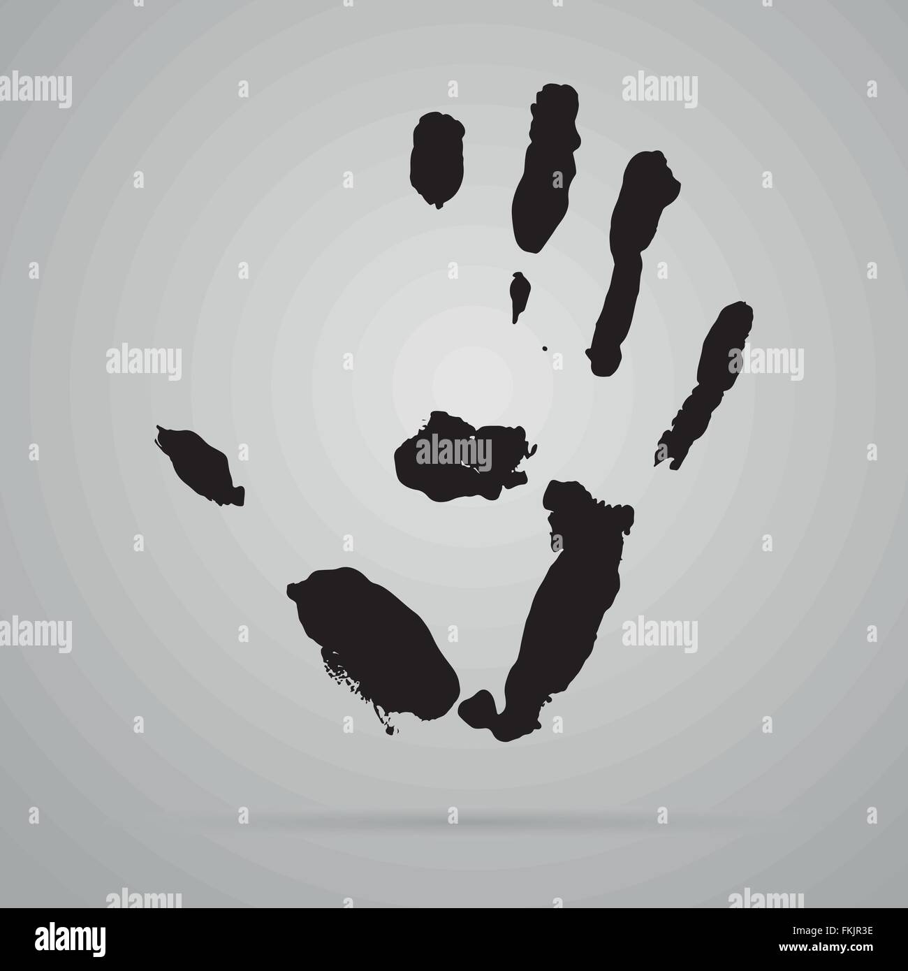 Hand smeared Stock Vector Images - Alamy